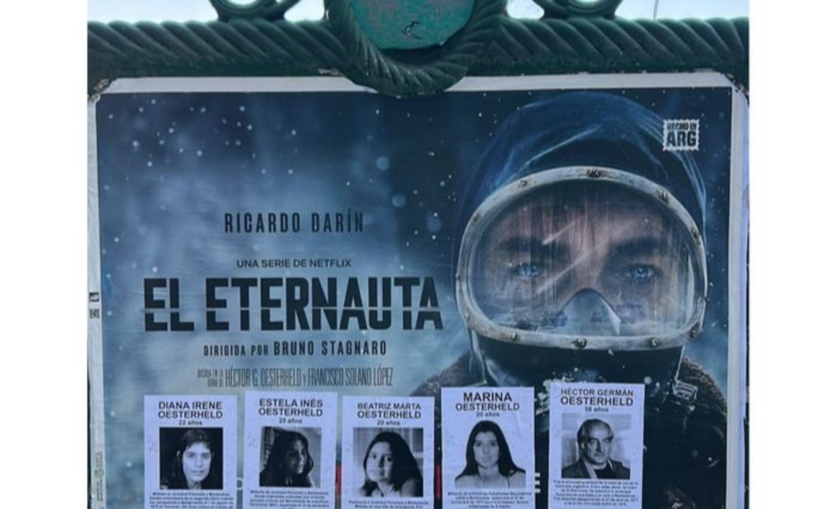 El Eternauta: intervienen afiches con imagen de Oesterheld y sus cuatro ...