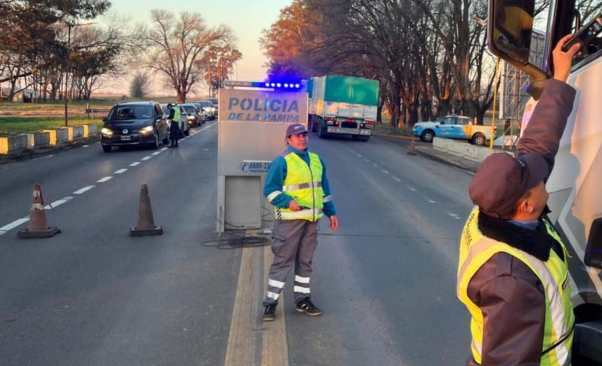 Labran 20 actas de infracción en Catriló: un conductor alcoholizado