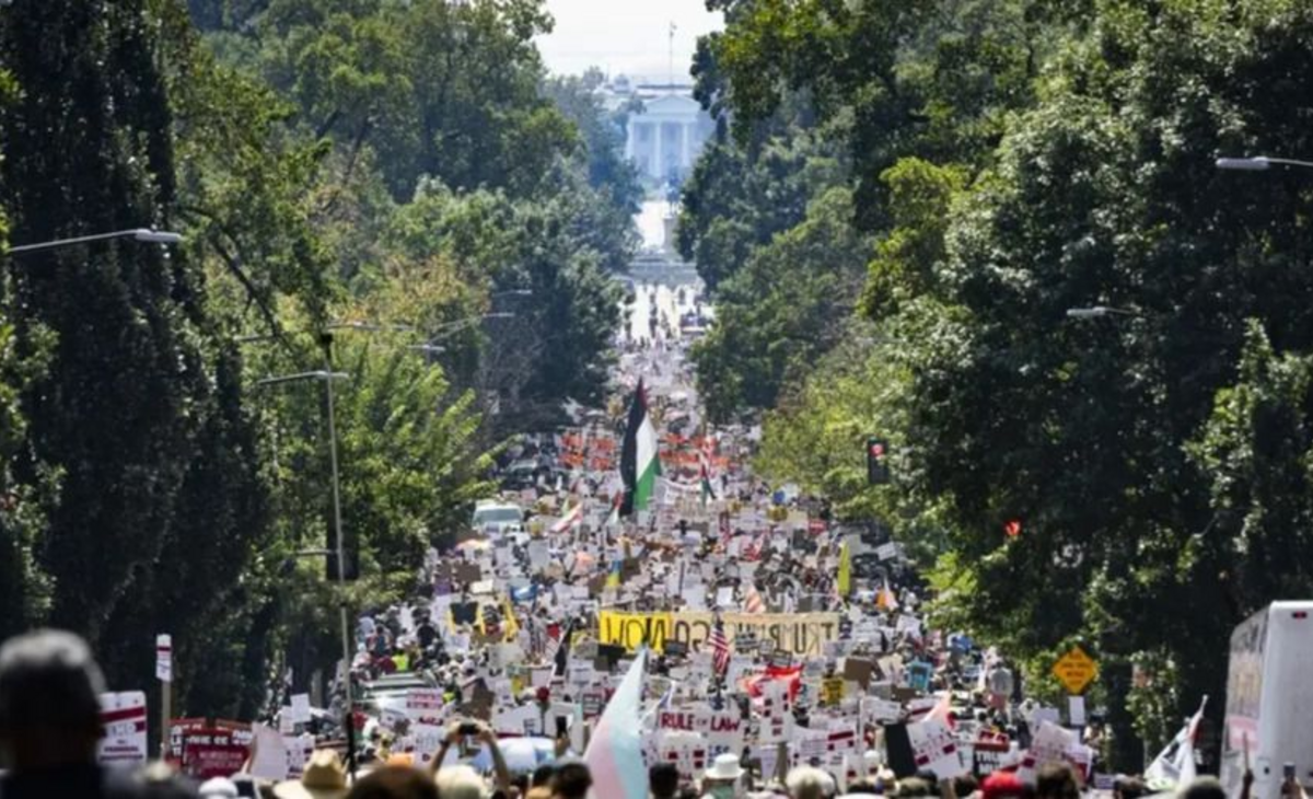 Washington: una multitud se moviliza contra acoso a migrantes y ...