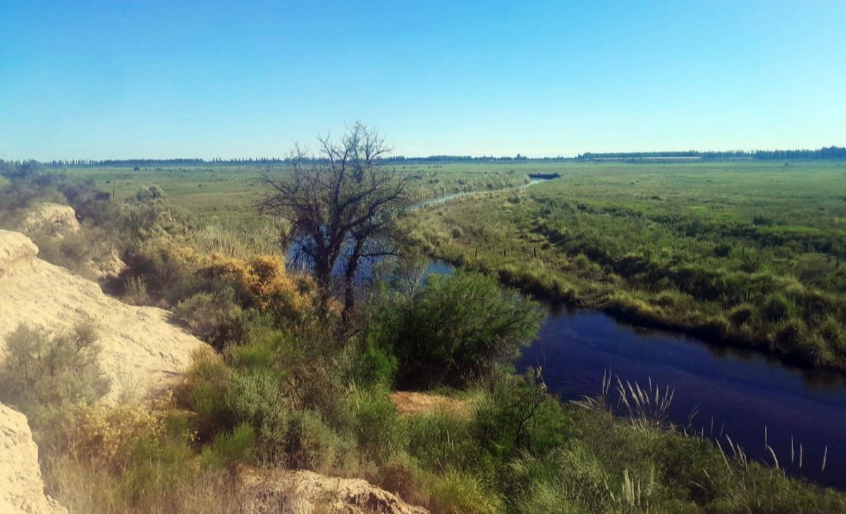 El río Atuel, por encima de la media