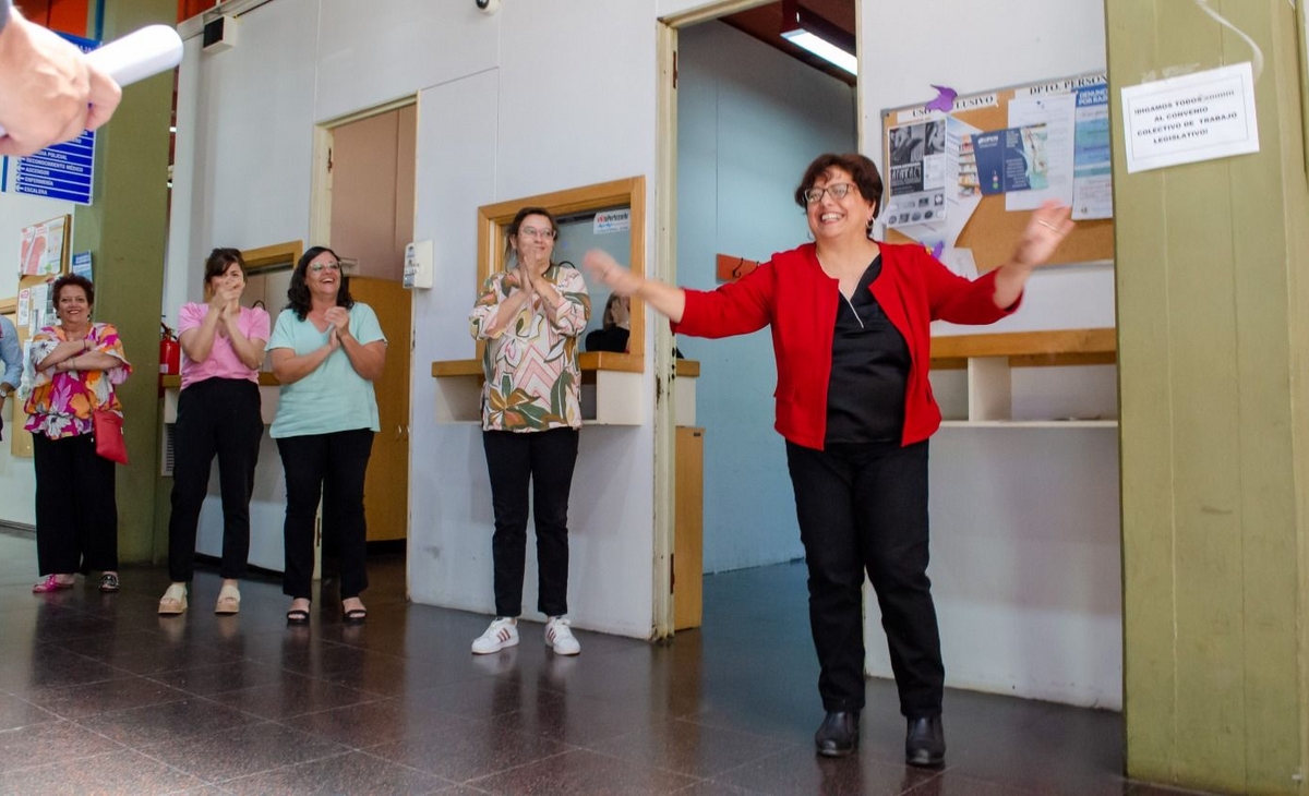 Con emoción despidieron a tres flamantes jubilados de la Legislatura